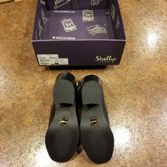 Shellys London | Shoes | Asos Shellys London Black Buckle Ankle Boots ...